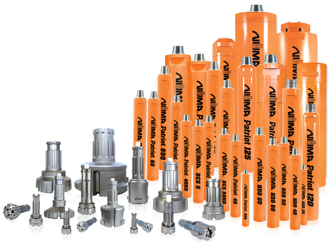 Rock Drilling Products | Patriot, Champion and Challenger Hammers ...