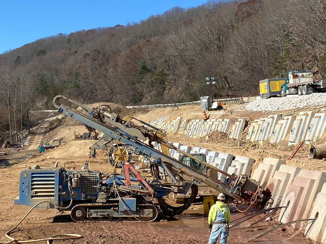 Slope Stabilization Tie-Backs - Numa Rock Drilling Products